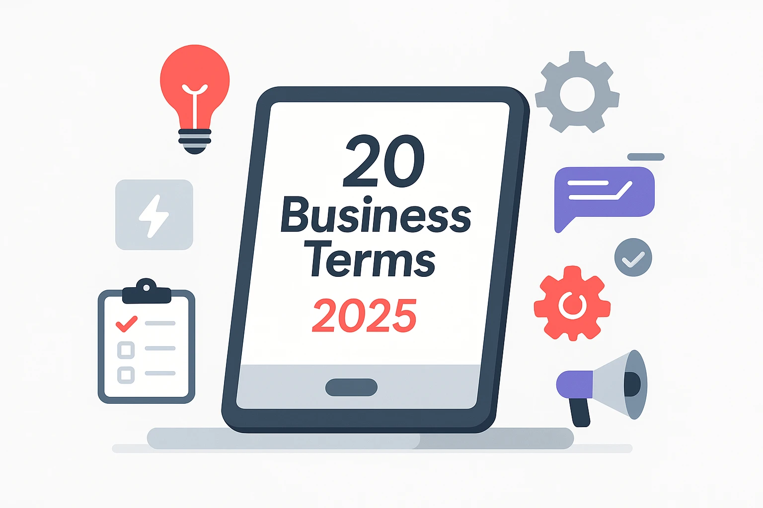 20 Business Terms for Entrepreneurs | Complete Business Glossary 2025