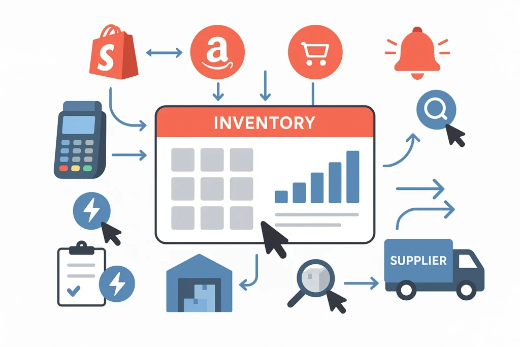 Inventory and finance control offline and online in 1 CRM system
